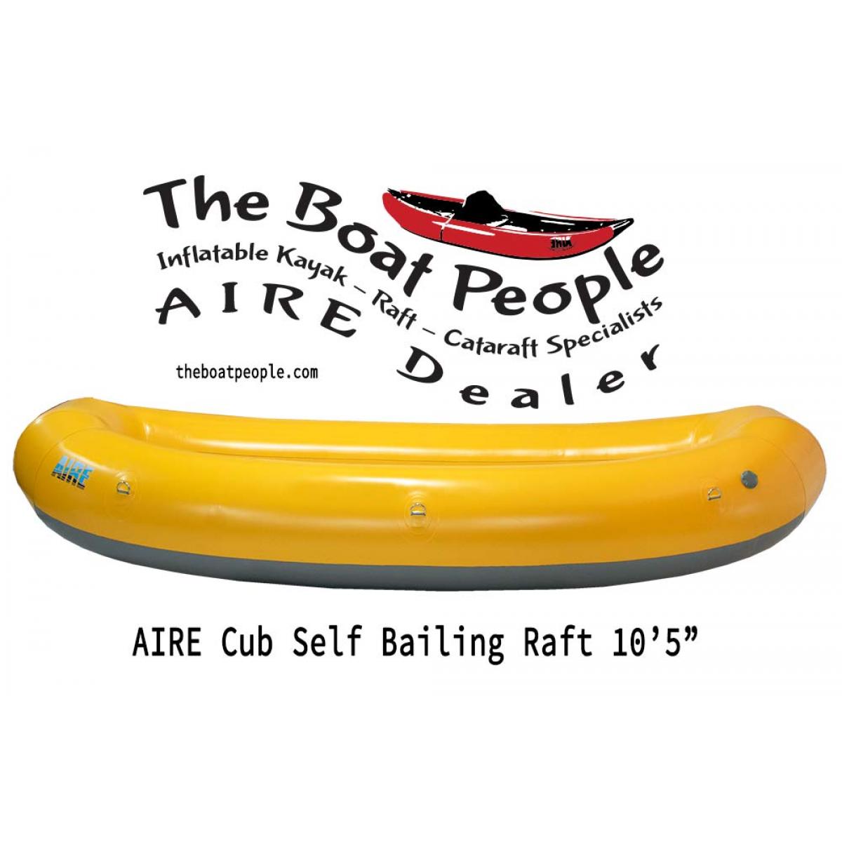 AIRE Cub Self Bailing Raft 10 feet 5 inches long
