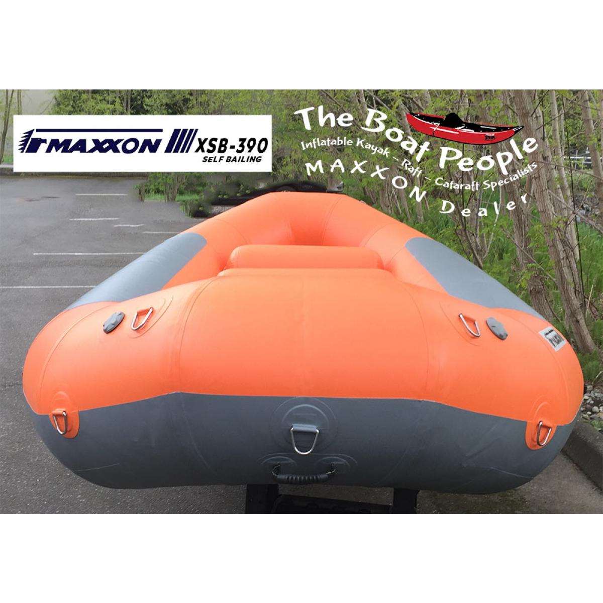Maxxon 13 foot self bailing raft XSB-390 with drop stitch floor