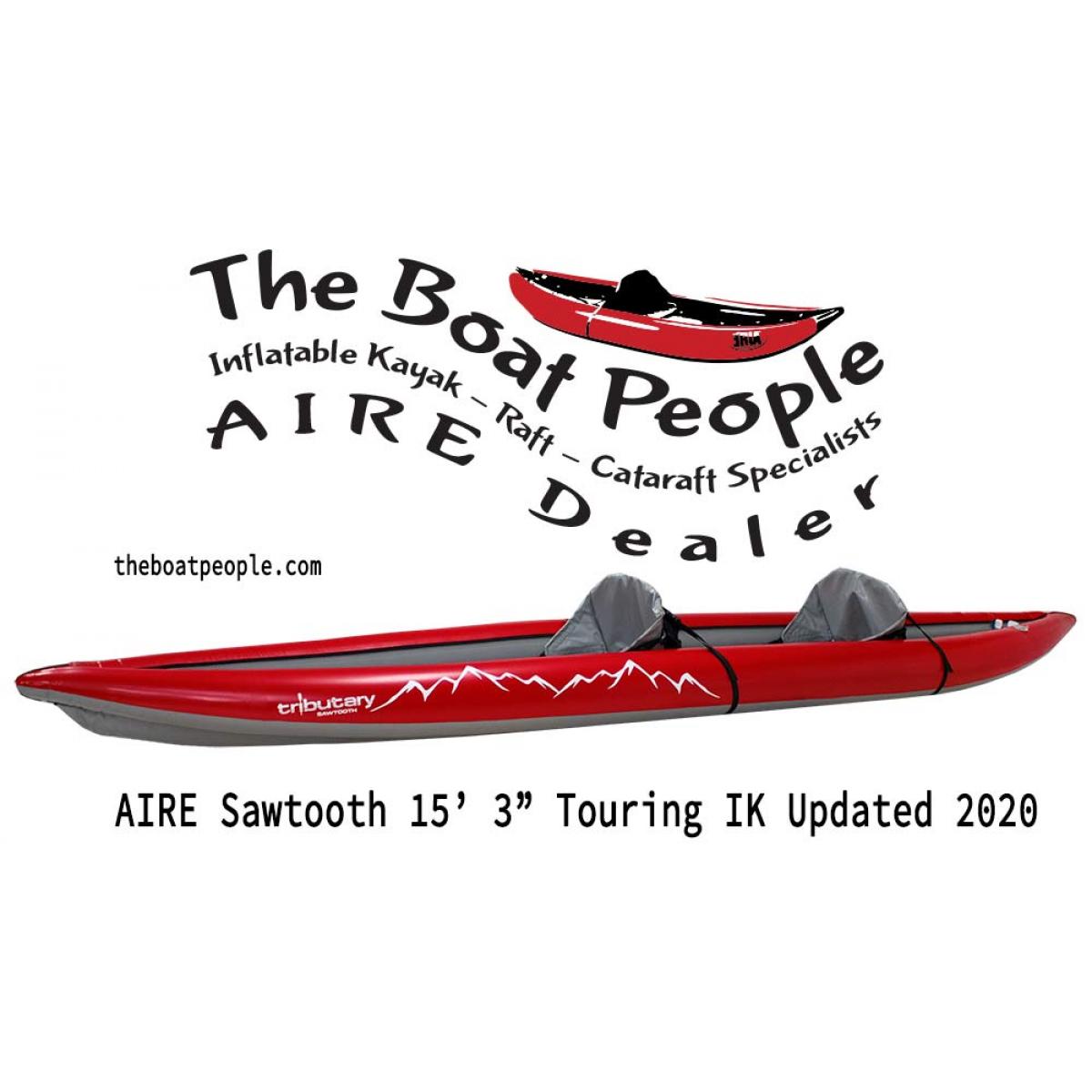 AIRE Tributary Sawtooth Tandem Touring Inflatable Kayak
